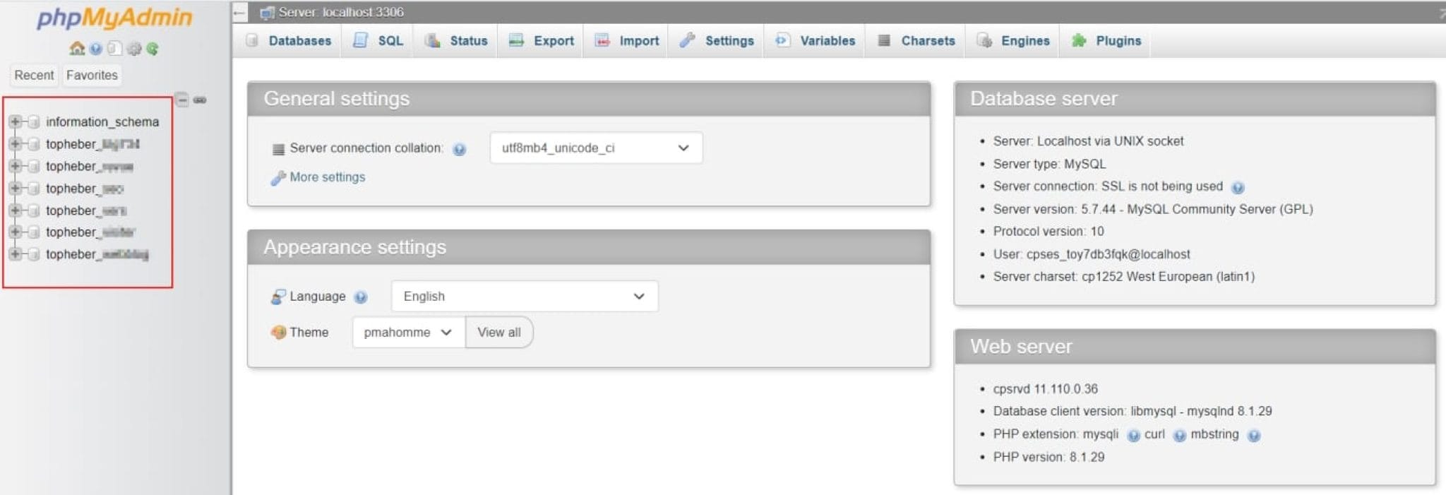 Création et Gestion de BDD MySQL dans phpMyAdmin
