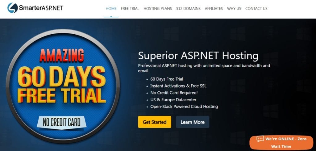 SmarterASP.NET Hébergement Windows ASP.NET 2025