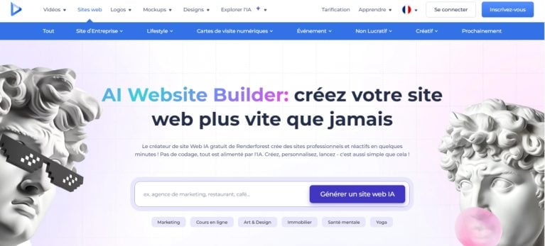 Renderforest : Créez un Site Web avec l’IA en Minutes